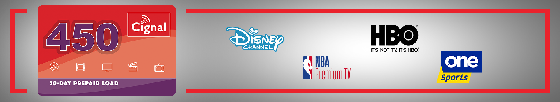 CIGNAL TV - PREPAID PREMIUM SD 450 SD